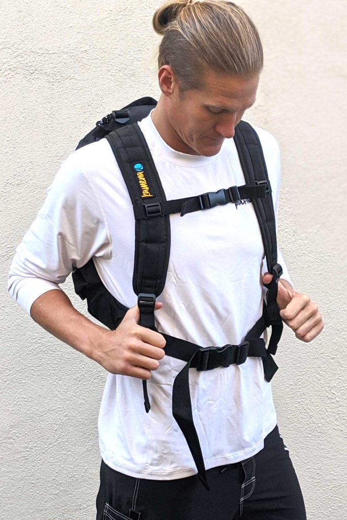 beach sport volleyball backpack built for indoor, beach, and grass.